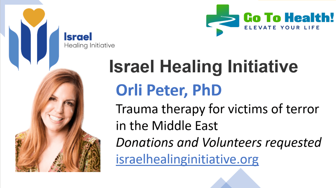 Healing Israel Palestine Trauma with Neuromodulation with Orli Peter ...